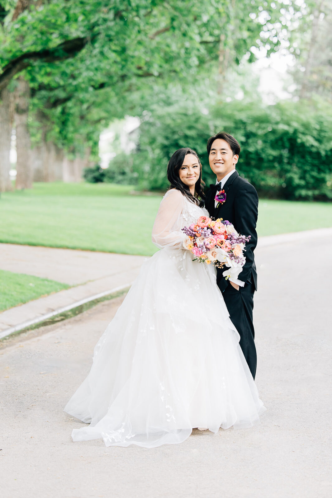 Colorful Backyard Wedding for Delaney & Kyu - https://kaileematsumura.com