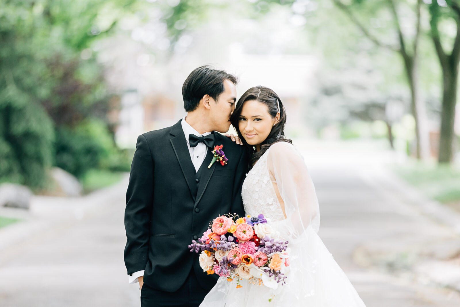 Colorful Backyard Wedding for Delaney & Kyu - https://kaileematsumura.com