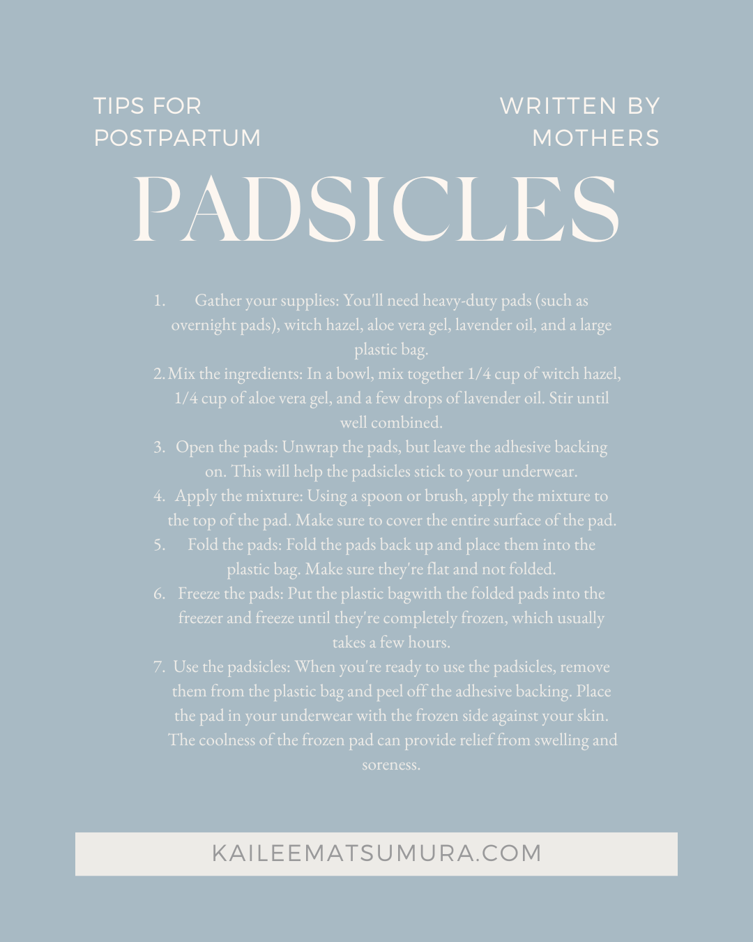 8 Things I Wish Someone Told Me About the 1st 2 Weeks Postpartum from ...